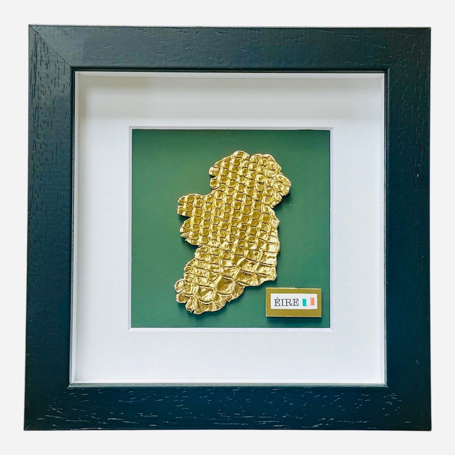 ÉIRE Metallic Gold Map – Memorylaneframes